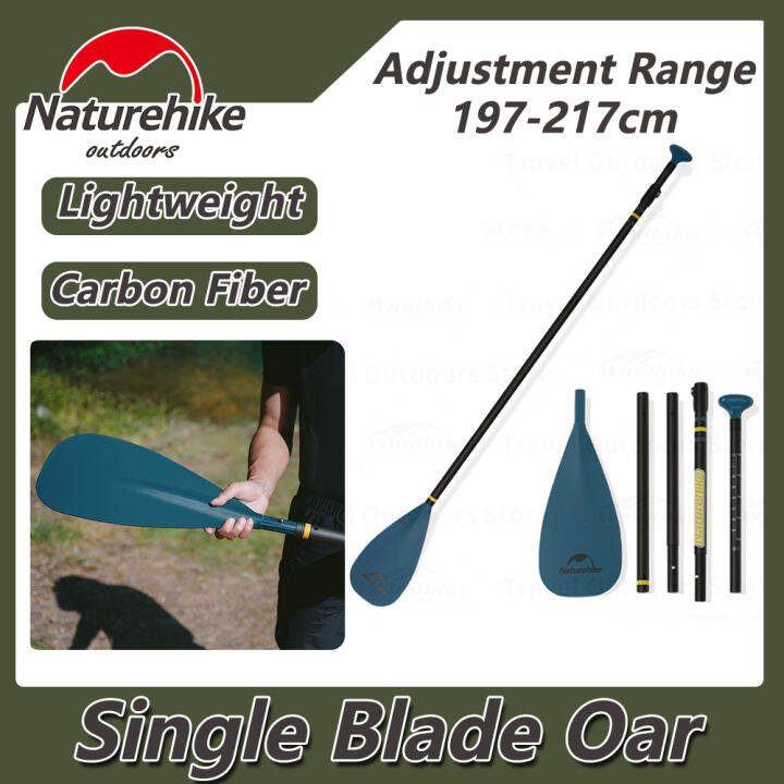 Naturehike Single Blade Paddle Carbon Fiber 217cm Oar Surfing Kayak ...