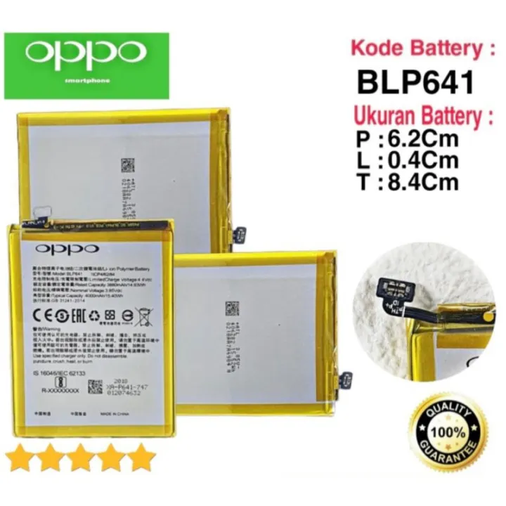 Batre Baterai OPPO A71 CPH1717 ORIGINAL 100% BLP641 - Batu Battery ...