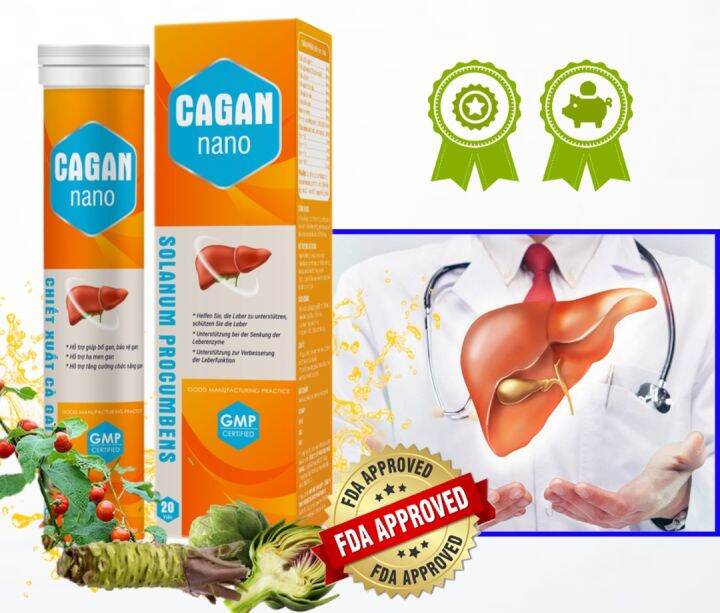 CAGAN Nano Effervescent 20 Tablets (Treatment for Hepatitis A, B, C ...