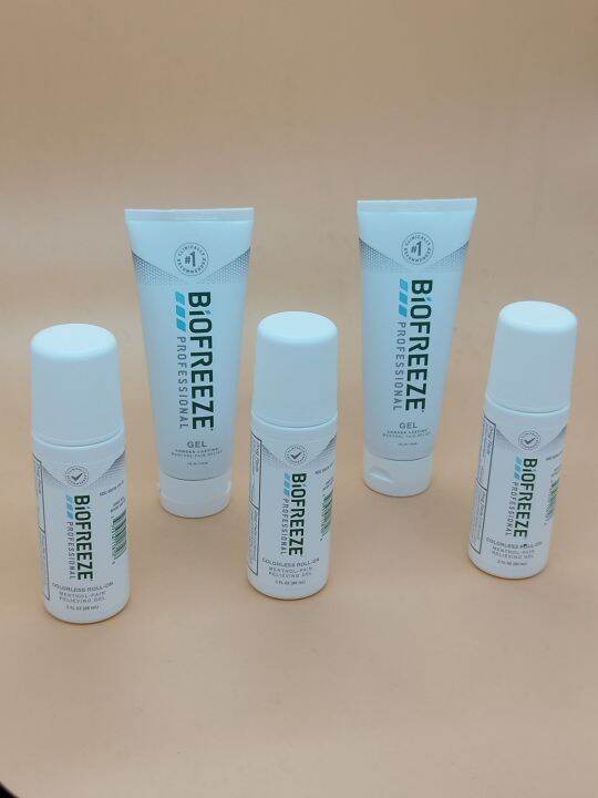 Biofreeze Professional Pain Relief Roll-On 3 oz. and Colorless Gel 4fl. oz. | Lazada PH