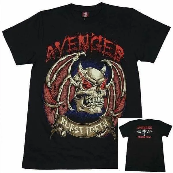 Rock Band Shirt Avenged Seven Fold Burst Forth Rock yeah Hot rock Brand ...