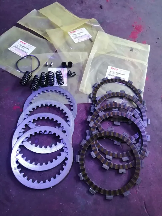 SGP SURPLUS RAIDER 150 FI LINING, CLUTCH PLATE, PIN, SPRING, DUMPER ...