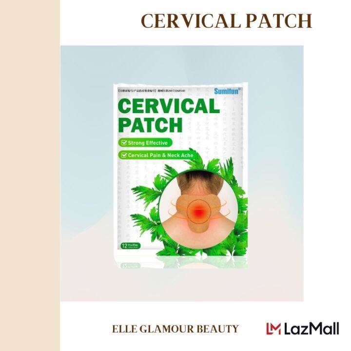 Cervical Neck Patch for Spine Pain Relief, Muscle Strain, and Stiffness ...