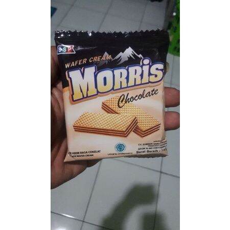 SNACK WAFER MORRIS CHOCOLATE/ SNACK MURAH 2 RENTENG isi 10Pcs | Lazada ...
