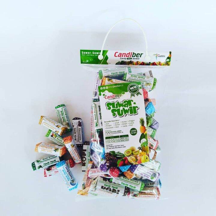 Suwar suwir candiber khas jember kemasan tas besar 1 kg | Lazada Indonesia