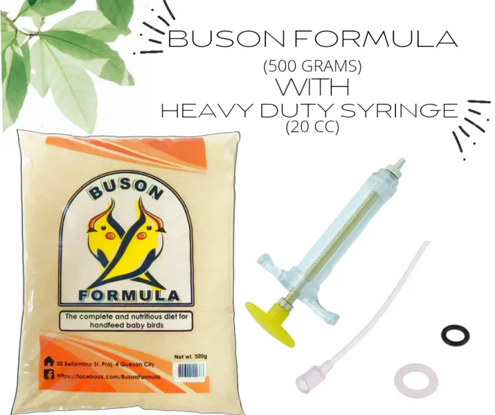BUSON FORMULA (500GRAMS) W/ HEAVY DUTY SYRINGE | Lazada PH