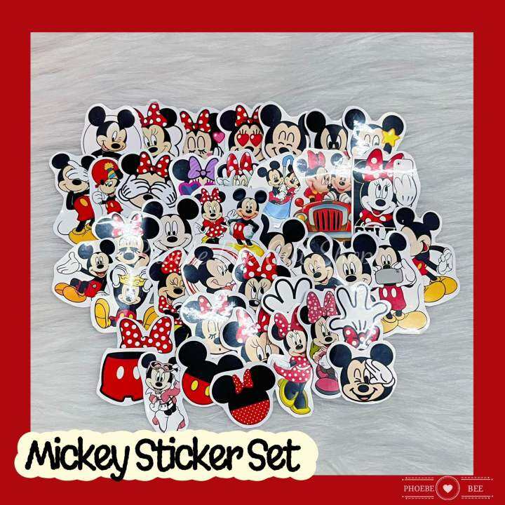 [Ready Stock] 40 Cartoon Stickers ️ Mickey Mouse Sticker /米奇贴纸 | Lazada