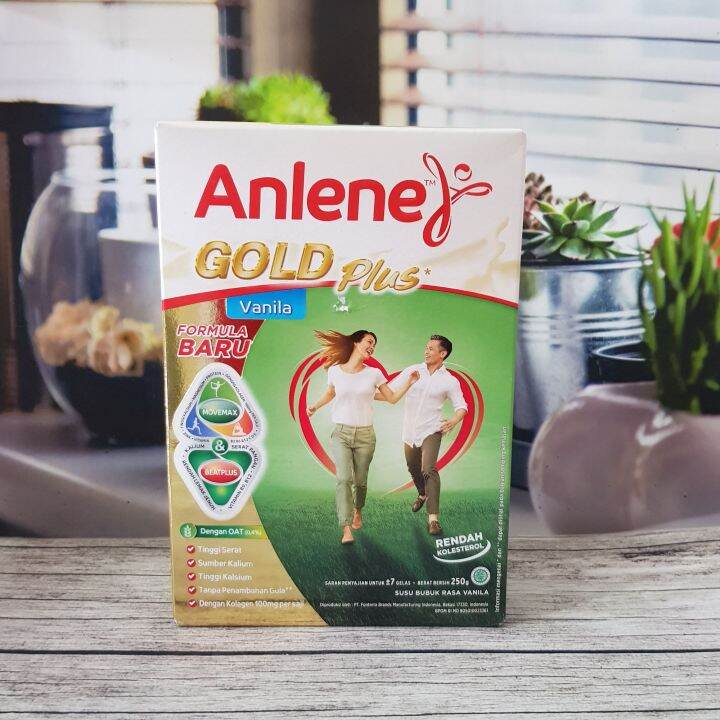 Anlene Gold Plus Formula Baru 250gr - Susu Tinggi Protein dan Rendah ...