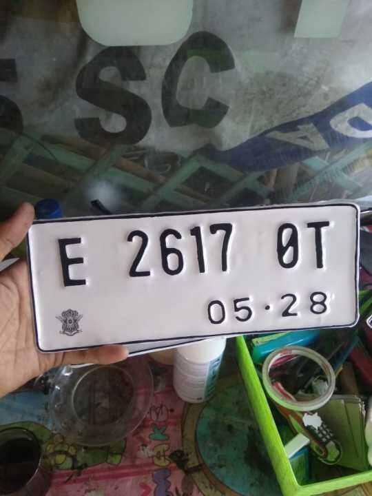 CUSTOM PLAT NOMOR MOTOR STANDAR SAMSAT | Lazada Indonesia