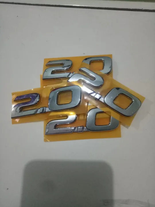 Emblem Angka 2.0 atau 2.000cc | Lazada Indonesia