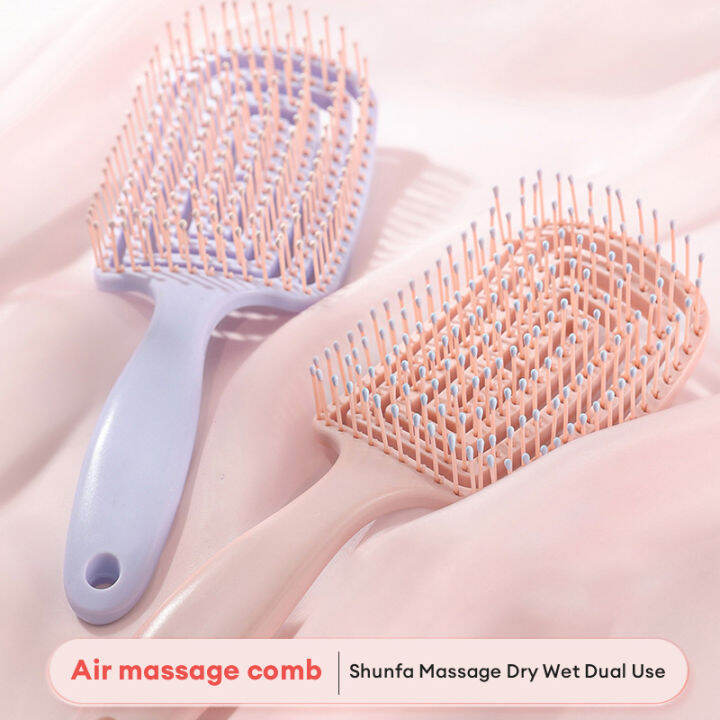Air Cushion Comb Massage Comb Fluffy High Cranial Top Comb Cute Anti ...