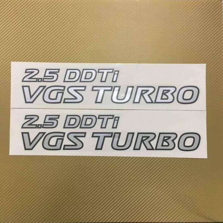 👉สติกเกอร์ 2.5 DDTi VGS TURBO ติดข้างประตู NISSAN นาวารา NP300 งานสกีน ...