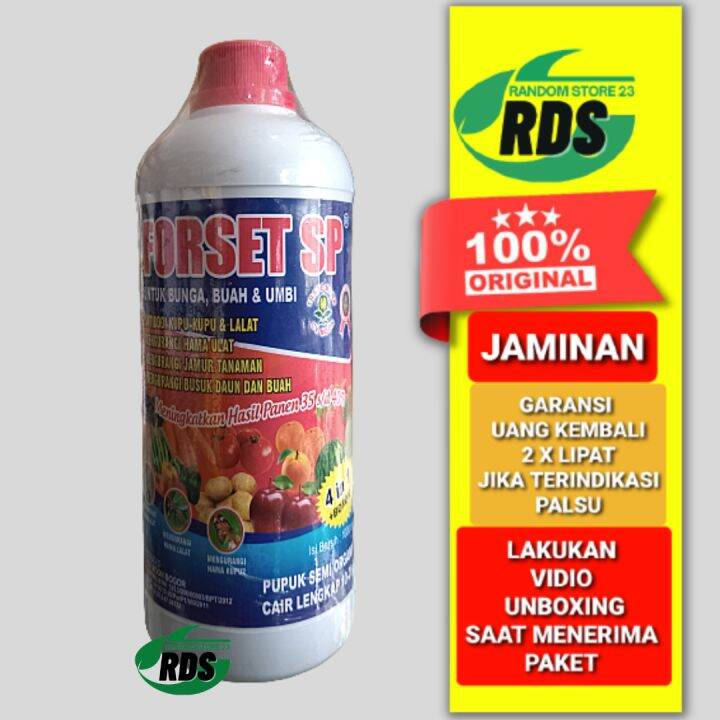 Pupuk Pelengkap Cair Forset SP 1 Liter | Lazada Indonesia