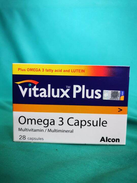 Vitalux Plus Omega 3 Capsule 28's Exp 4/2024 | Lazada