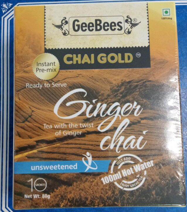 GEEBEES CHAI GOLD GINGER 10 sachet | Lazada PH