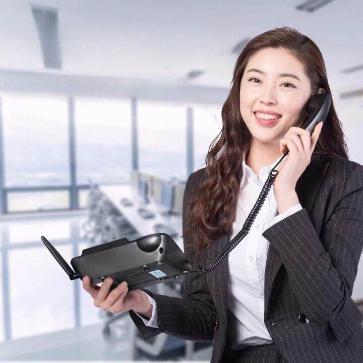 Digital Cordless Phone Sim Card Landline Telephone Office Home Landline Phone Wireless Hands ...