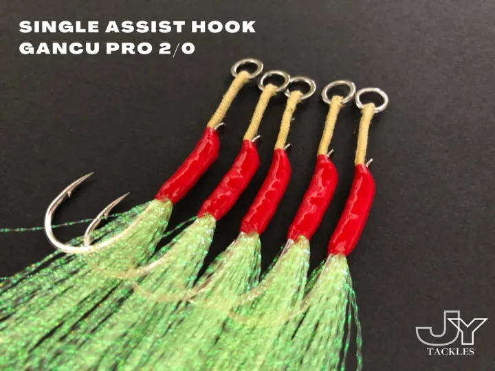 JY Tenggiri Single Assist Hook Gancu Pro 2/0 Fast Jig | Lazada