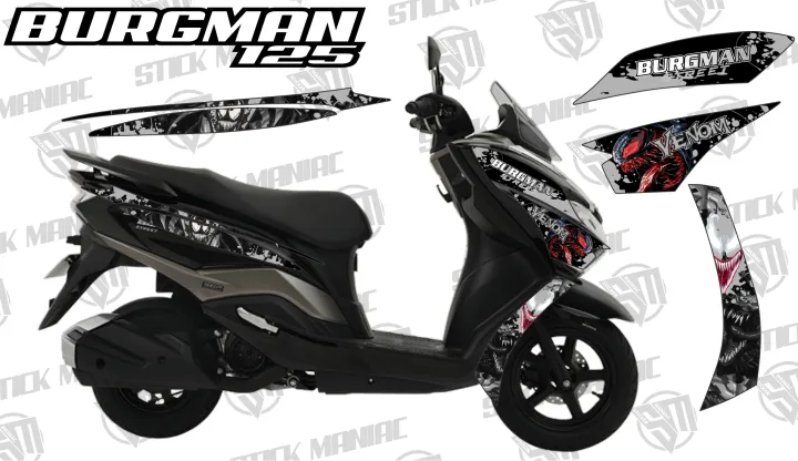 Suzuki burgman decals sticker | Lazada PH
