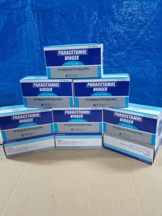 Paracetamol Viogex 500mg Tablet | Lazada PH