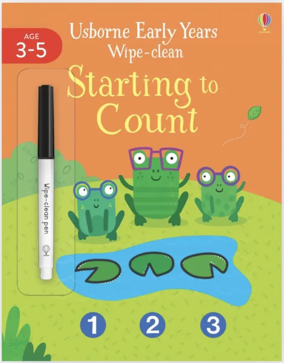 Usborne wipe clean “Starting to Count” | Lazada.co.th