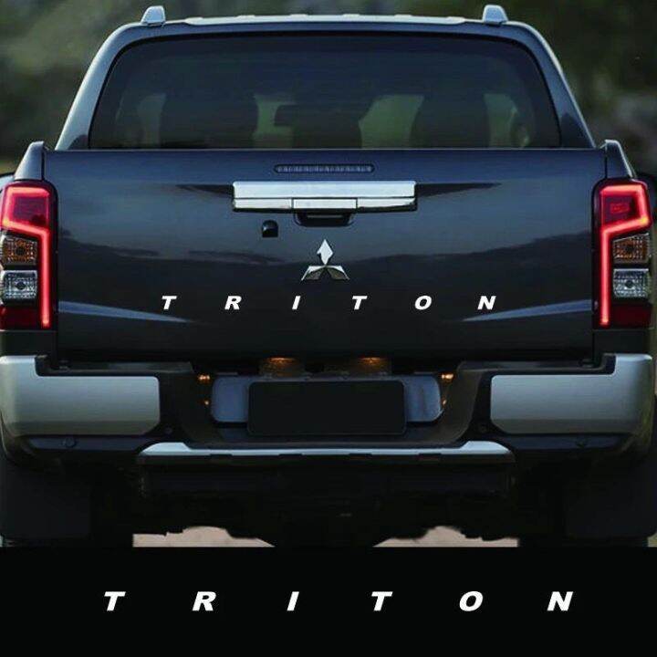 (Ready Stock) Triton Tailgate Rear Vinyl Decal Sticker | Lazada