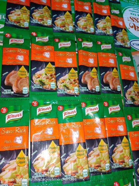 12 KNORR SAVOR PORK sachet | Lazada PH