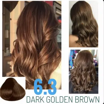 Golden Brown Hair Color Chart