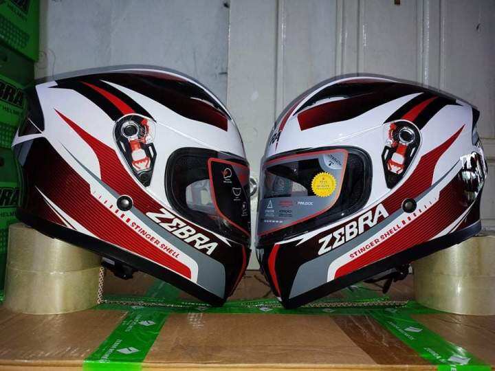 zebra couple helmet | Lazada PH