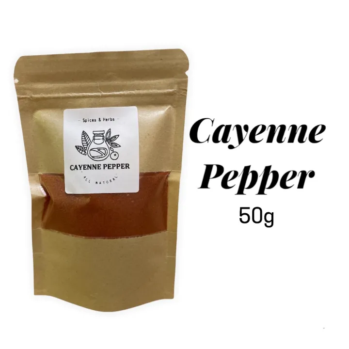 Cayenne Pepper in Resealable / Ziplock Pouch 50g - All Natural | Lazada PH