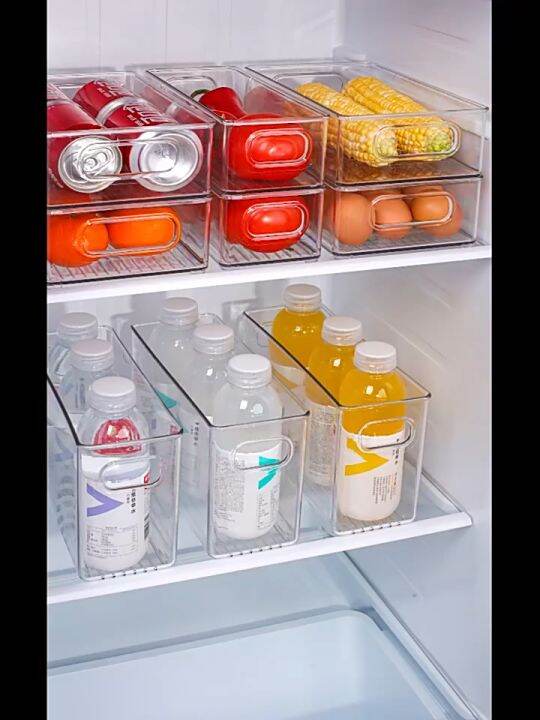 Clear Transparent Multifunctional Kitchen Refrigerator Pantry Boxes ...