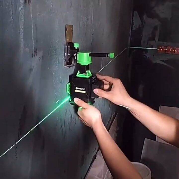 4D laser level lines levelling tool Cross Laser Vertical Measuring High ...