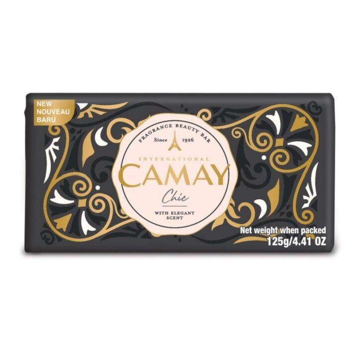 Camay Sabun Batang Fragrance Soap Bar Chic With Elegant Scent 125gr ...