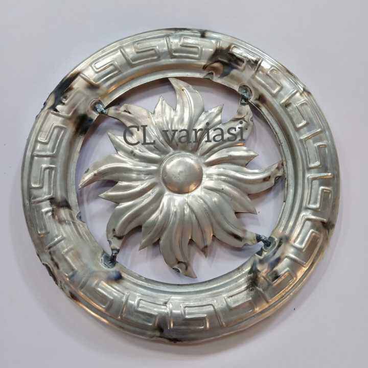 ring matahari plat besi 2muka 22,30,35cm ornamen pagar besi roda engsel ...