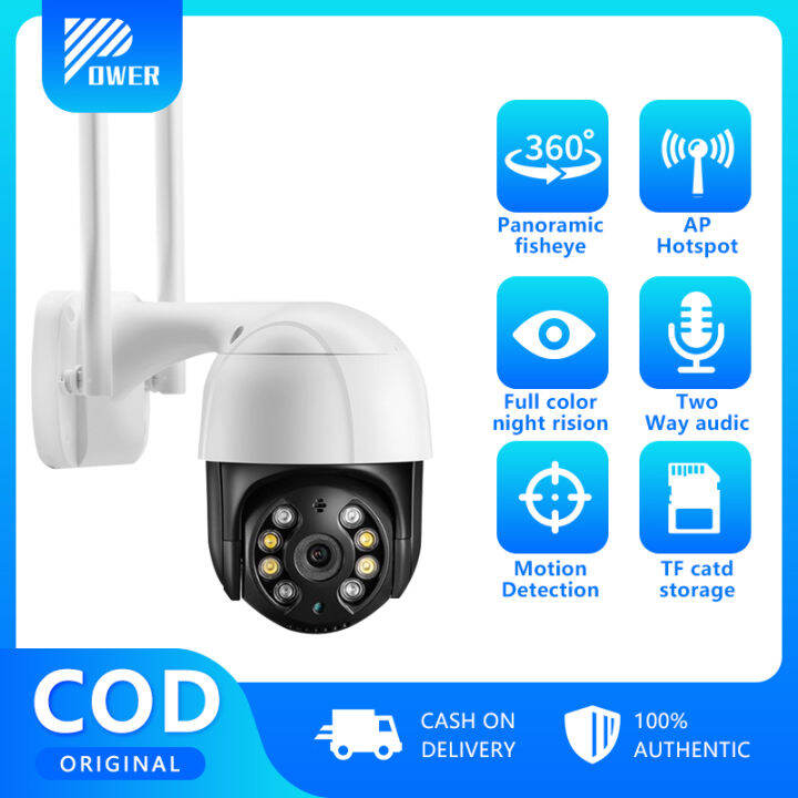 【POWER】Original cctv camera with voice connect to cellphone cctv wifi ...