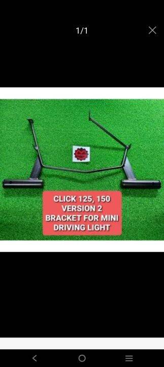 HONDA CLICK 125/150 V2 mini driving light MDL and BLUEWATER bracket ...