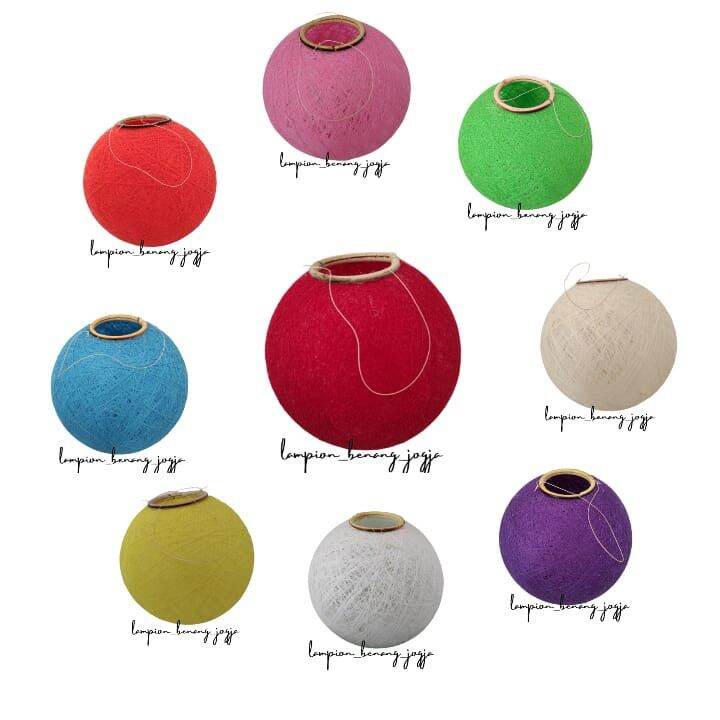 Lampion benang gantung 20cm | Lazada Indonesia