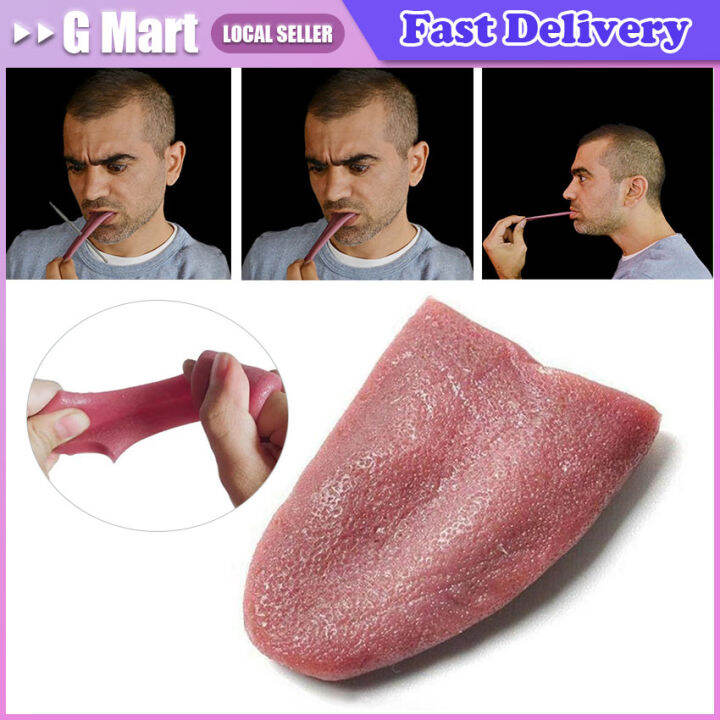 ⭐️【Local Warehouse】Funny Fake Through Tongue Prank Maker Trick Dagger ...