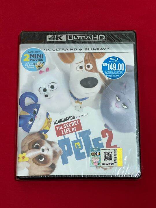 4K Ultra-HD + Blu-ray The Secret Life Of Pets2 (แผ่นแท้) | Lazada.co.th