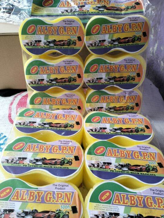 spoon busa cuci piring bentuk oval 1pak isi 12pcs | Lazada Indonesia