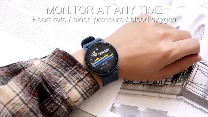 iMI Smart watch ZL02D สมาร์ทวอทช์ IP67 กันน้ำ สัมผัสได้เต็มจอ วัด ...