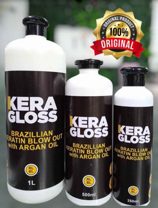 KERA GLOSS BRAZILIAN KERATIN TREATMENT WITH ARGAN OIL ORIGINAL | Lazada PH