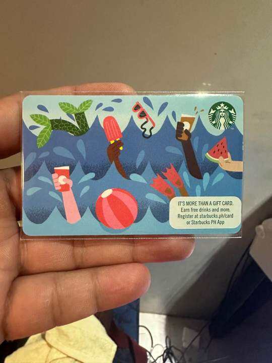 Usable Starbucks Beach Card 2023 (PaperBoard) | Lazada PH