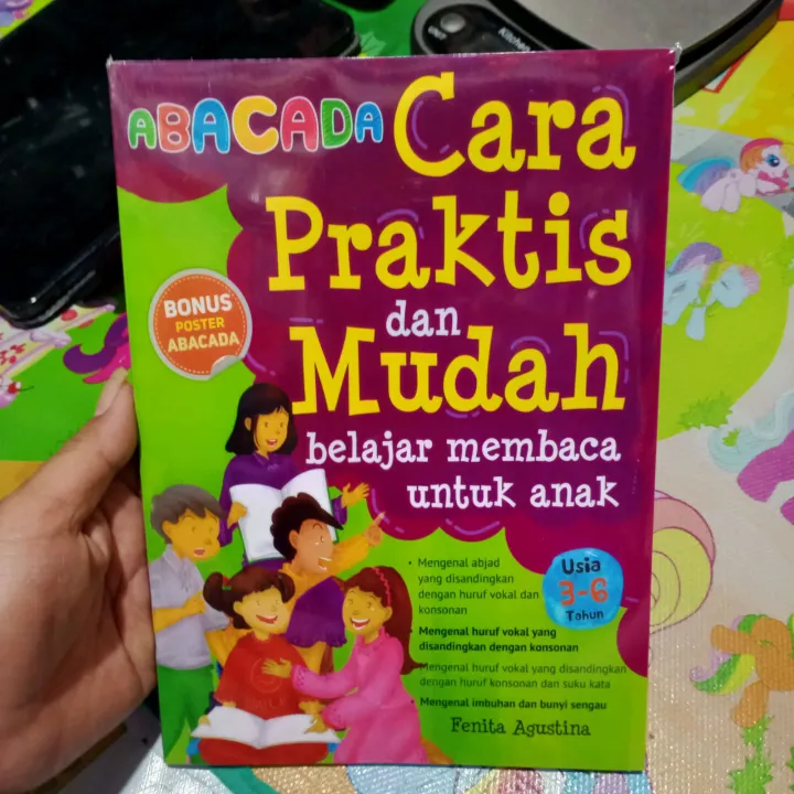 BUKU ABACADA CARA PRAKTIS DAN MUDAH BELAJAR MEMBACA UNTUK ANAK USIA 3-6 ...