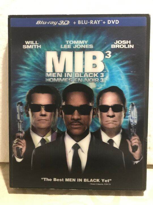 MEN IN BLACK 3 Blu-Ray 3D + Blu-Ray + DVD | Lazada PH