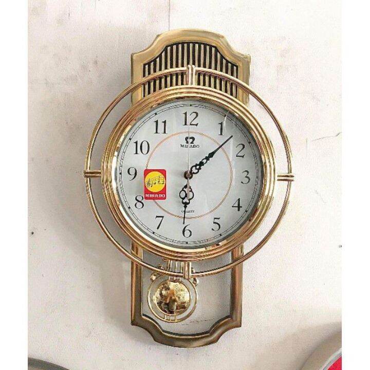 jam dinding bandul bunyi murah mirado origina Quartz 937 | Lazada Indonesia