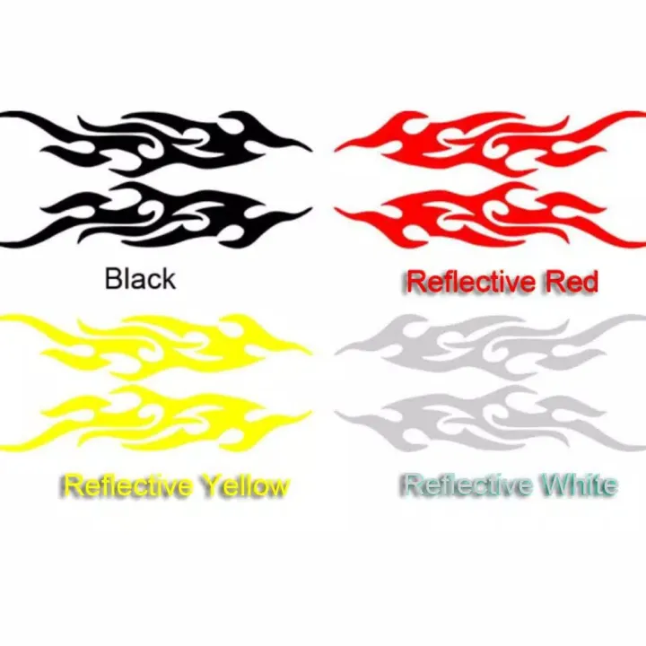 Stiker Vinyl Decal Bentuk Api Petir Cm | Lazada Indonesia