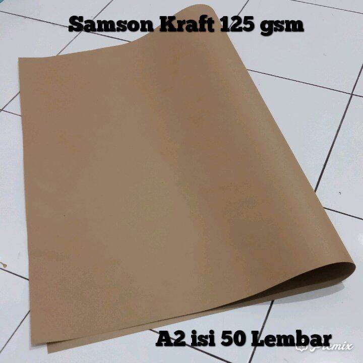 Kertas Samson Kraft 125gsm A2 isi 50 lembar | Lazada Indonesia