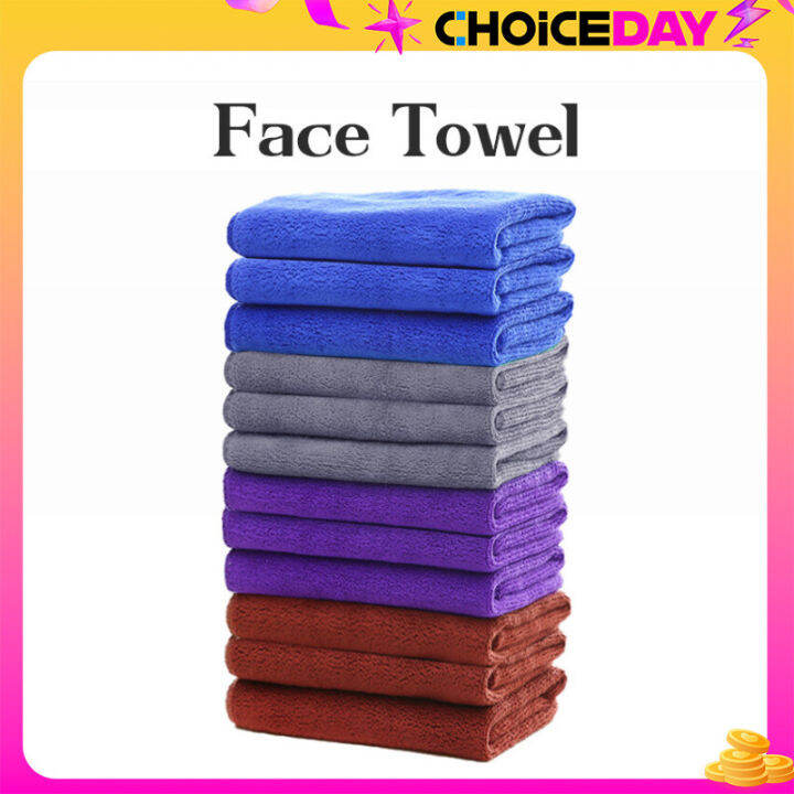 12Pcs Super Absorbent Microfiber Face Towel Set, Which Can Quickly ...
