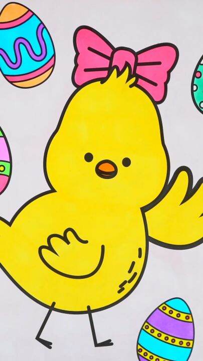 Lễ Phục Sinh (holiday Easter) - Set 10 Tờ Tranh Tô Màu A4 A5 Dành Cho ...