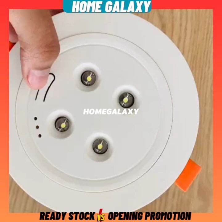 (READY STOCK) LED Emergency Light LED Recessed Downlight Surface Type ...